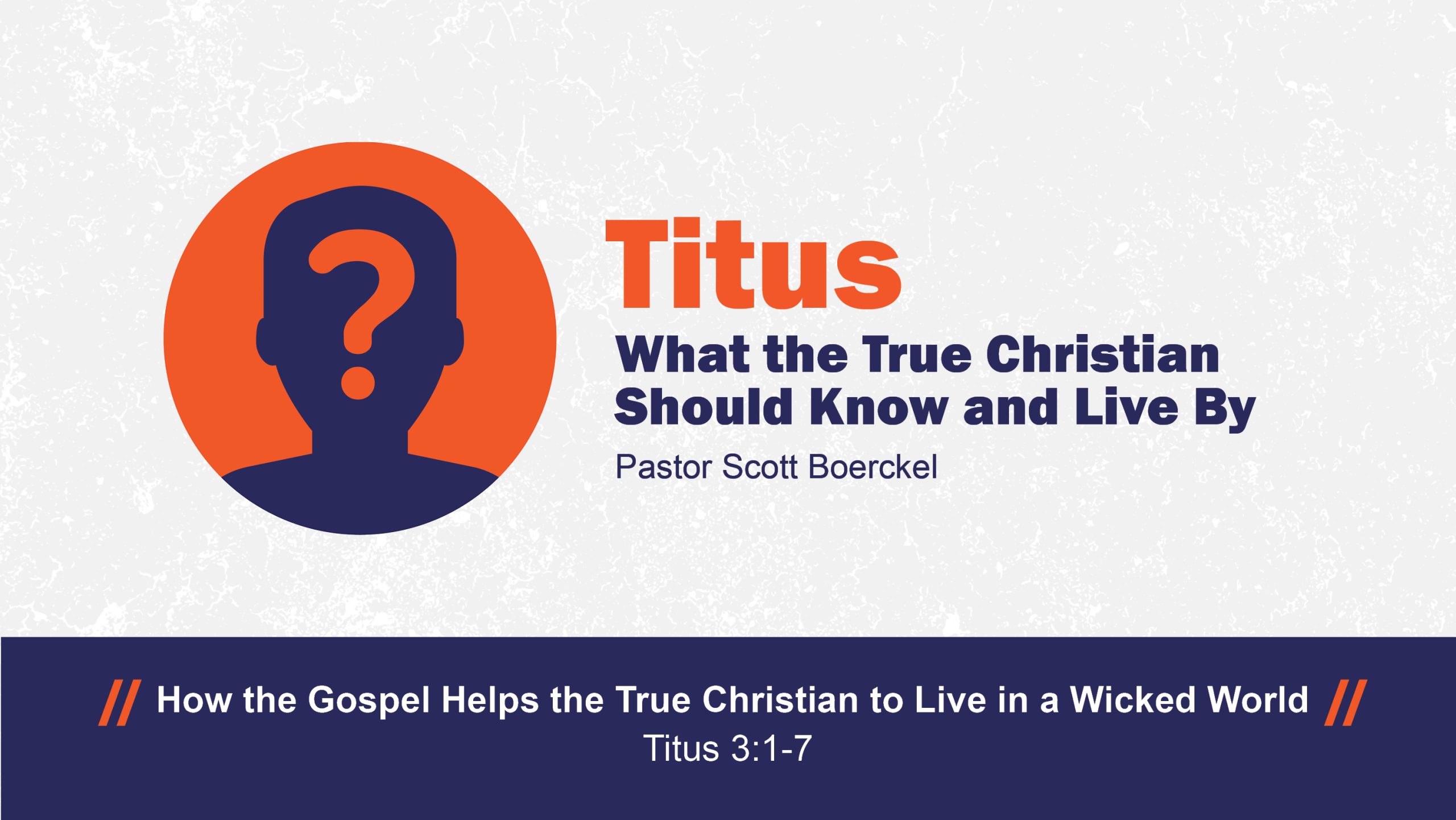 How the Gospel Helps the True Christian to Live in a Wicked World ...