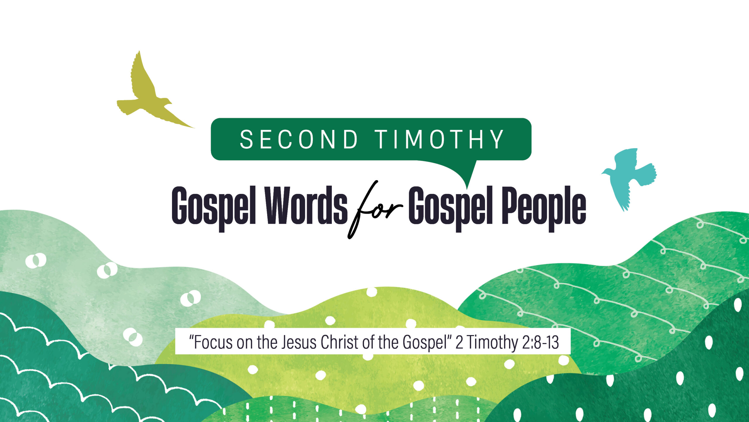 Focus on the Jesus Christ of the Gospel / 2 Timothy 2:8-13 - East White ...